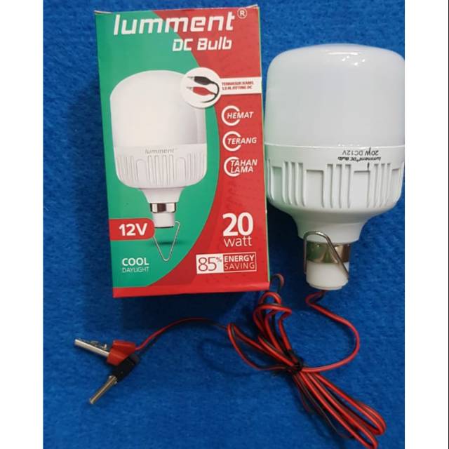 Jual LAMPU LED LUMMENT DC 20W AKI 12V | Shopee Indonesia