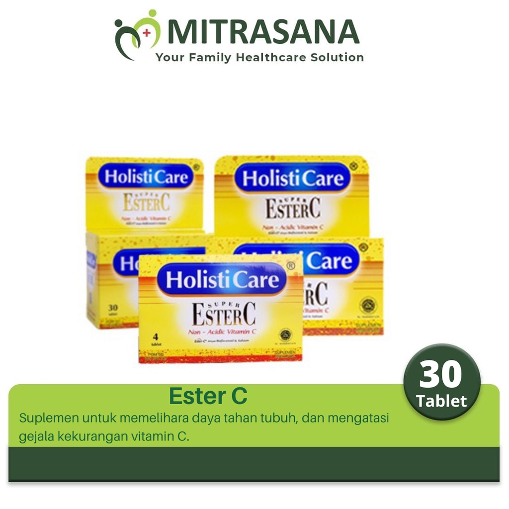 Jual Ester C 30 Tablet - 48 Tablet - Membantu Memelihara Daya Tahan ...