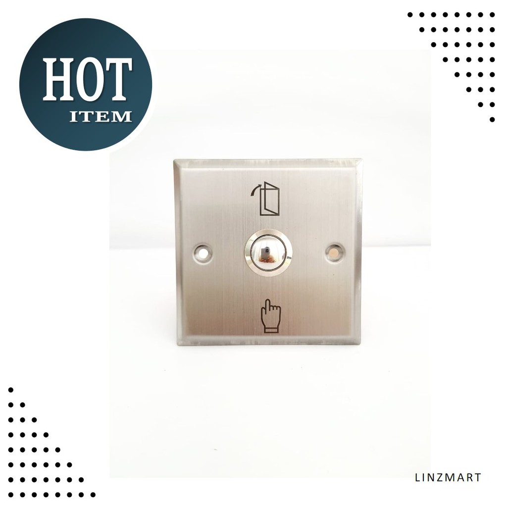 Jual Exit Button / Tombol Exit Pintu Stainless Steel | Shopee Indonesia