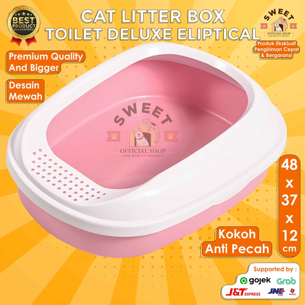 Jual CAT TOILET DELUXE ELIPTICAL - TOILET KUCING / BAK PASIR KUCING ...