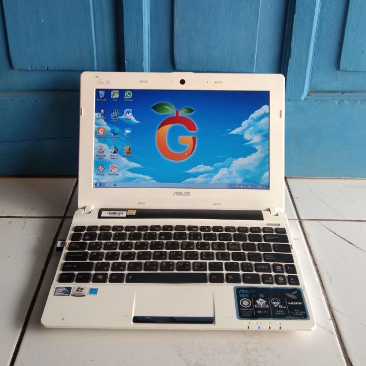 Jual ASUS X101H Warna Putih Intel Atom N455 HDD 160GB Windows 7 RAM 2GB ...