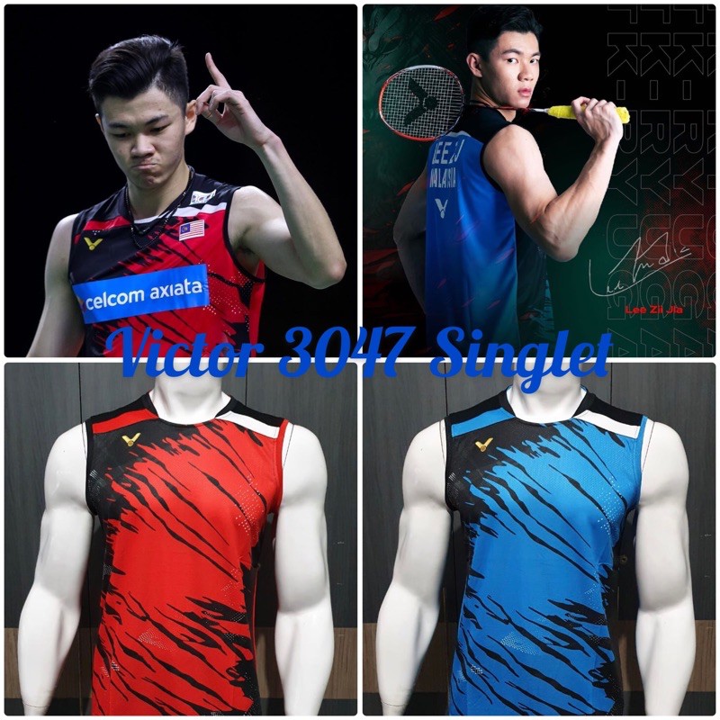 Jual JERSEY BADMINTON SINGLET VICTOR 3047 BAJU BULUTANGKIS KAOS OLAHRAGA | Shopee Indonesia