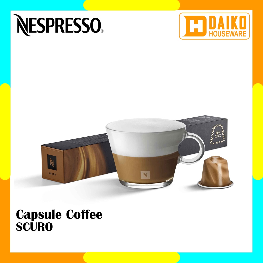 Jual Capsule Nespresso Scuro Original Nestle Pack - Coffee Barista ...