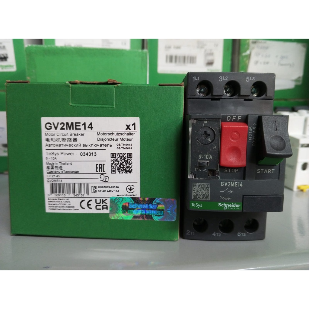 Jual GV2ME14 / GV2ME 14 Thermal Magnetic Motor Circuit Breaker ...