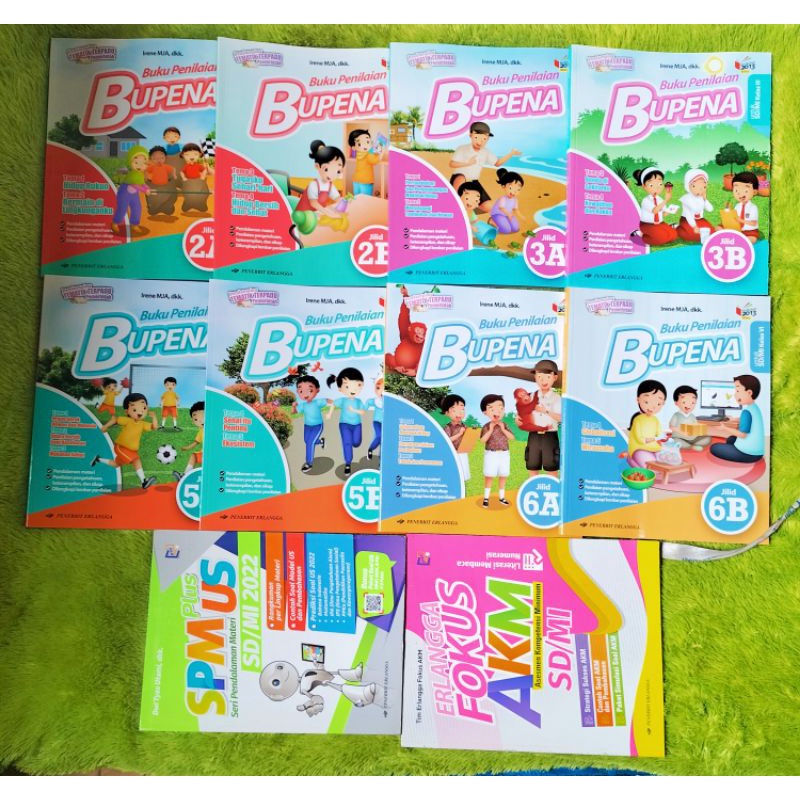 Jual ORIGINAL BUKU PENILAIAN BUPENA TEMATIK TERPADU KELAS JILID 1A 1B ...