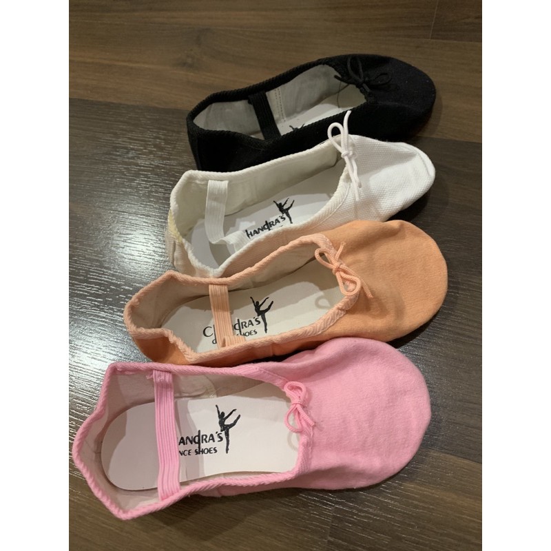 Jual Sepatu Ballet Anak Kanvas Chandra ORI Full Sole - Canvas Ballet ...