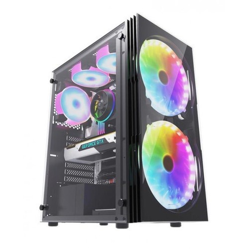 Jual Casing PC Gaming Vurrion SHOGUN ATX Side Panel Tempered Glass ...