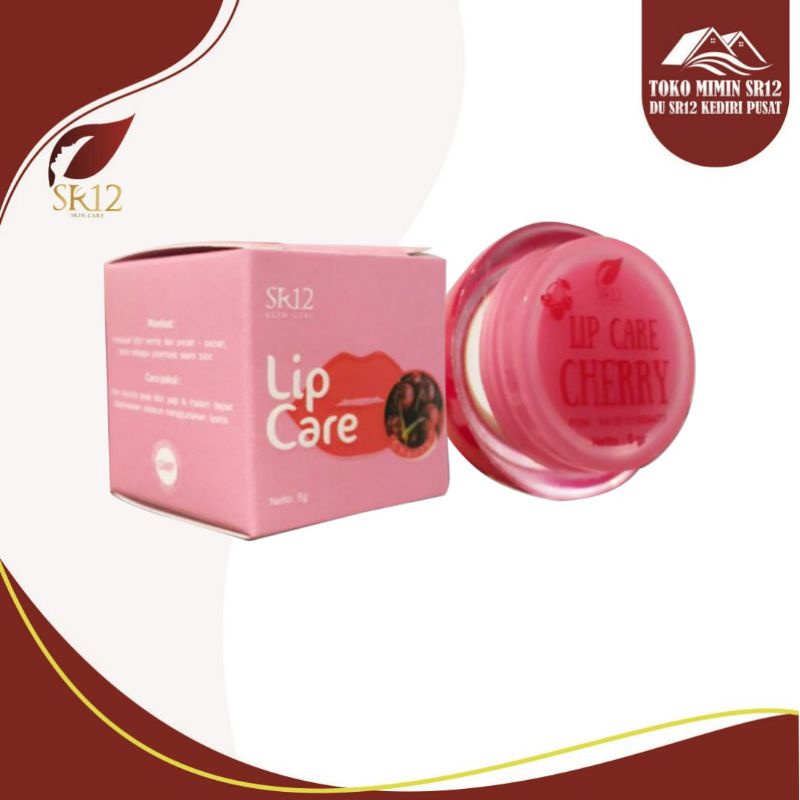 Jual Pelembab Bibir Lip Care Cherry SR12 / Lip Balm / Melembabkan Bibir / Perona Alami Bibir ...