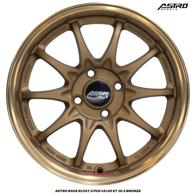 Jual Velg Mobil ASTRO Wheels Race CE28 R15x7.0 Pcd 4x100 ET35/36/37/38 ...