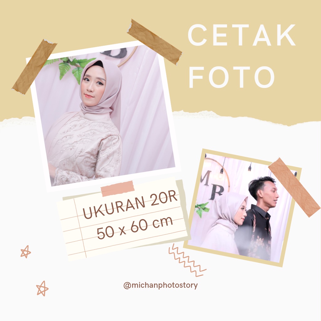 Jual CETAK FOTO UKURAN 20R - CETAK FOTO PAPER DOFF FUJIFILM - CETAK FOTO PREWEDDING KELUARGA ...