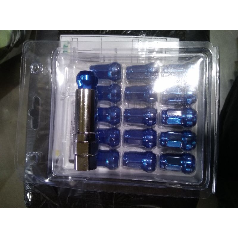 Jual Mur Roda Racing Wheel Lock Nut 16 pcs + Tool Merah atau Biru ...