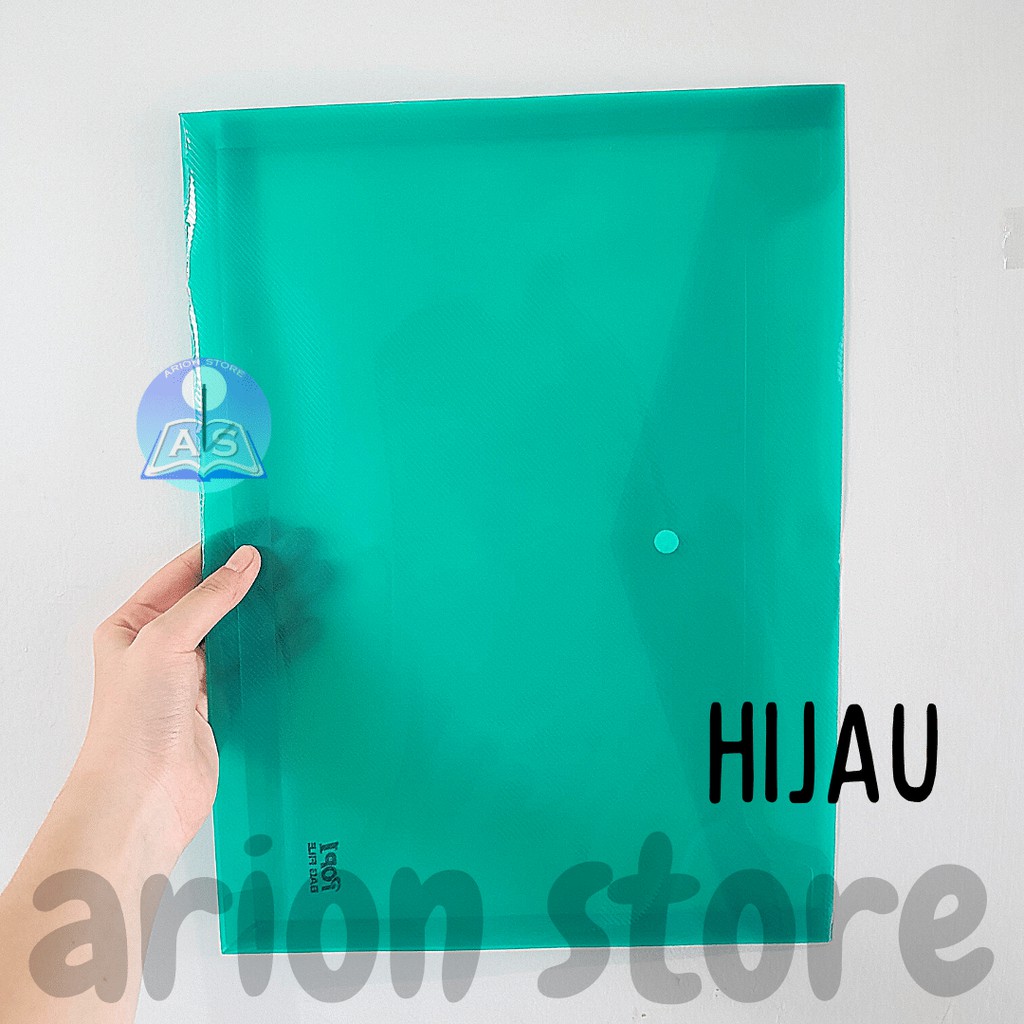 Jual [ARION STORE] Map Warna 1 Kancing Folio Pop1 / D`players / Dokumen File Kancing/ Map ...