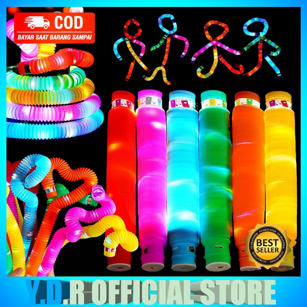 Jual MAINAN ANAK PIPA LAMPU POP LIGHT LED PIPES TUBE LED / MAINAN ANAK ...