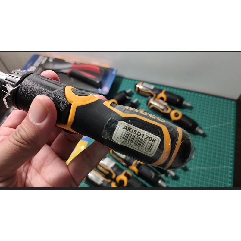 Jual Ingco Ratchet Screwdriver Set 13 in 1 AKISD1208 | Shopee Indonesia
