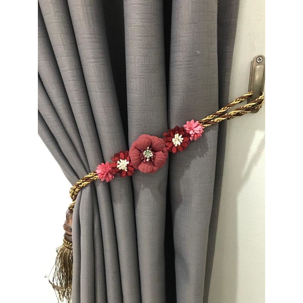 Jual Tali Gordyn Rumbai Tassel Bunga Mewah - Tali Gorden Mewah Aksen ...