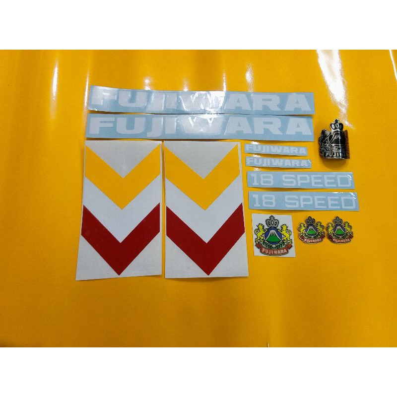Jual stiker dan emblem sepeda fujiwara | Shopee Indonesia