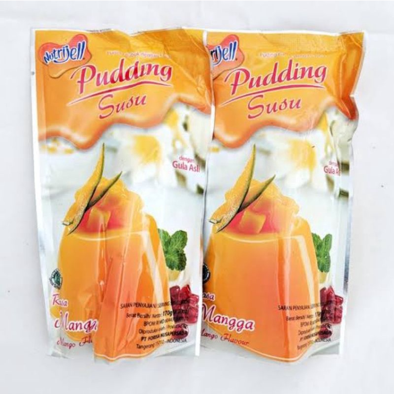 Jual Nutrijell Pudding Susu Rasa Mangga Pouch 170gr | Shopee Indonesia