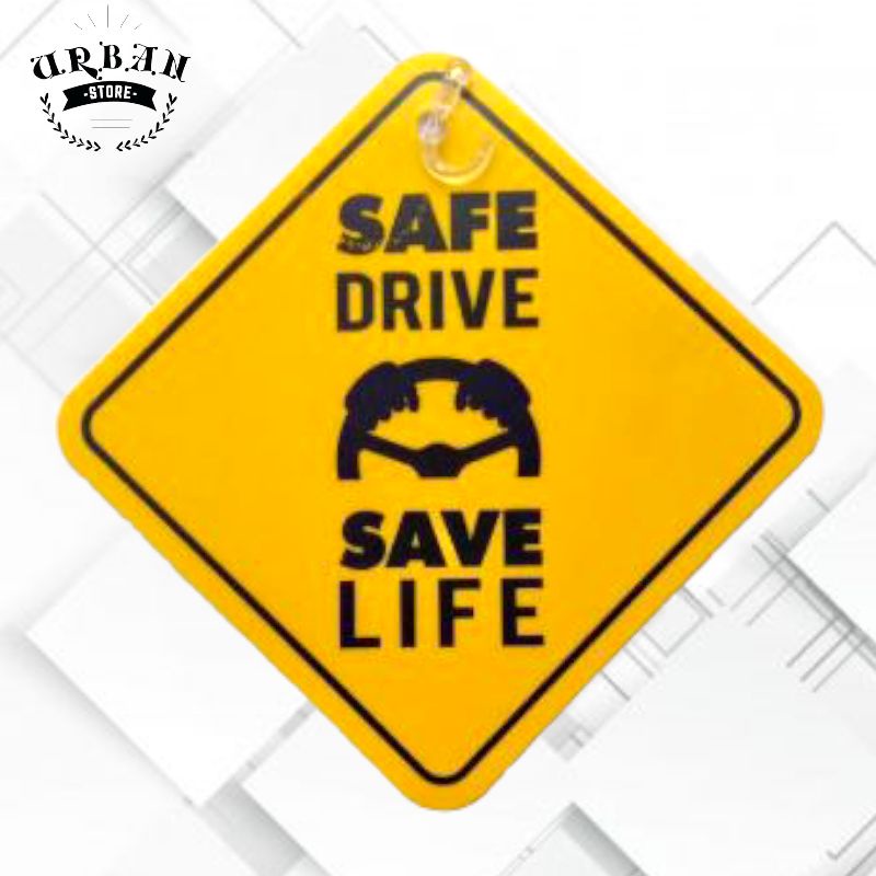 Jual Signage PVC - Safe Drive Save Life | Shopee Indonesia