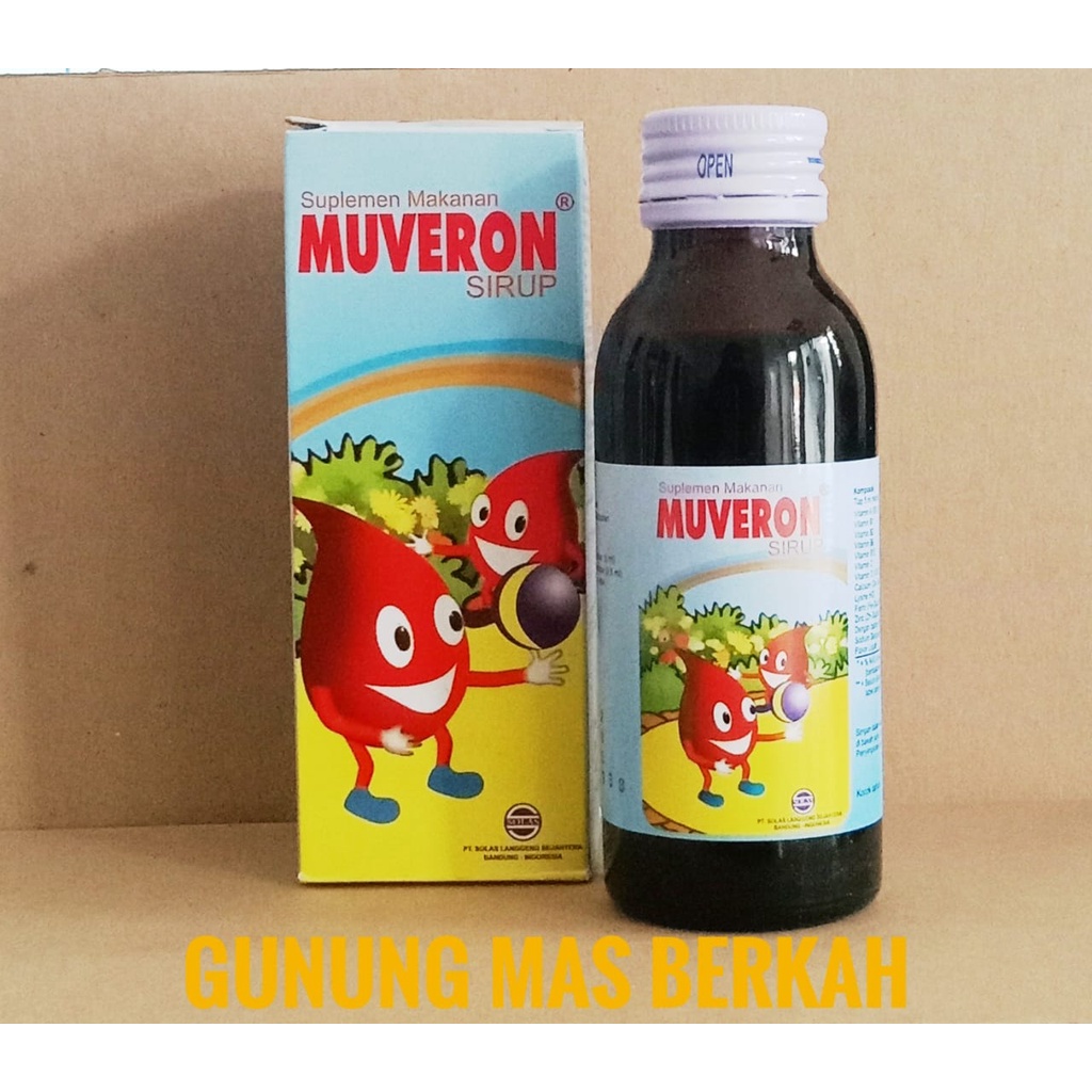 Jual MUVERON Muveron muveron muferon Sirup Kemasan 100 ml - Anemia zat ...