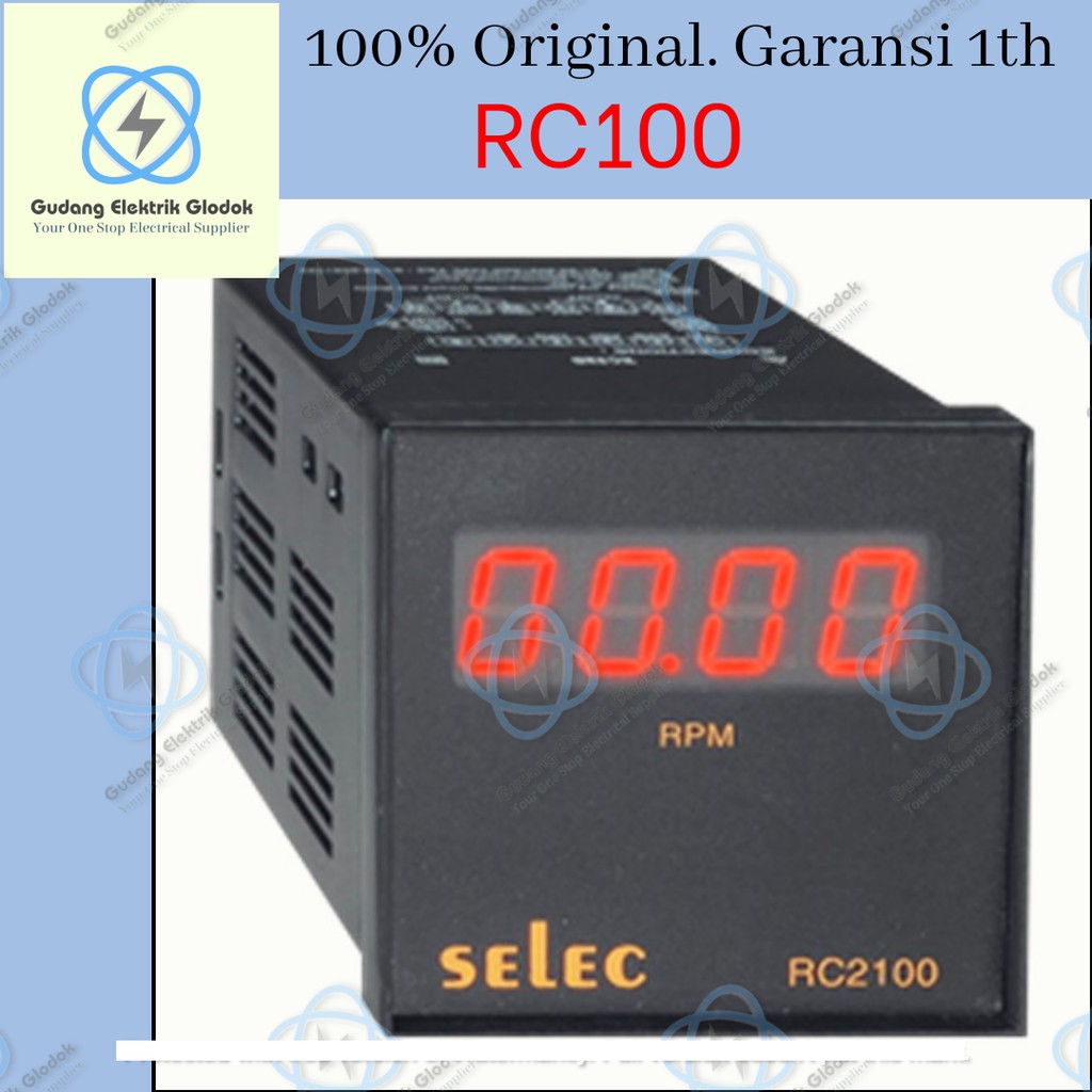 Jual RPM METER - SELEC - RC100 (sensor PNP) | Shopee Indonesia