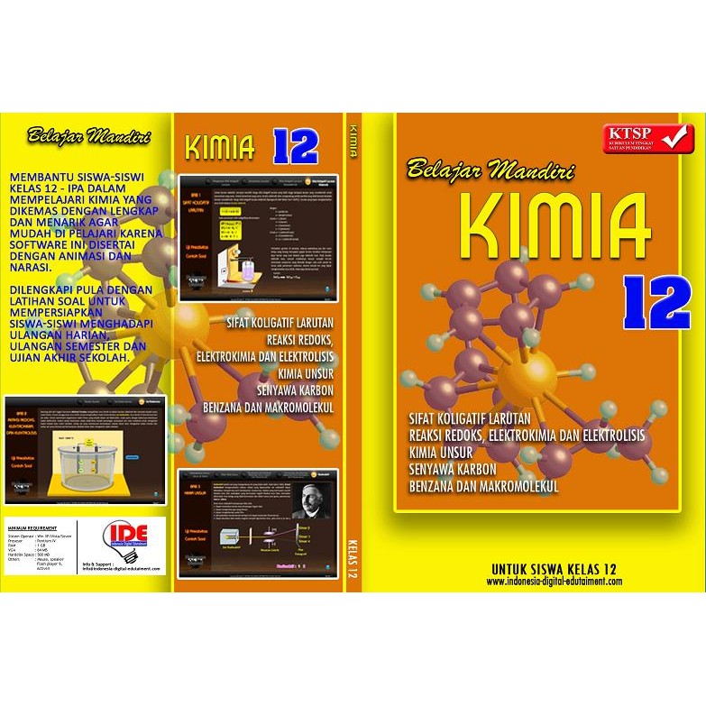 Jual CD Pelajaran Kimia SMA Kelas 12 KTSP | Shopee Indonesia