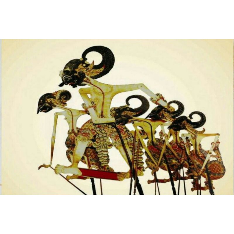 Jual hiasan dinding gambar wayang PANDAWALIMA Plus bingkai | Shopee ...