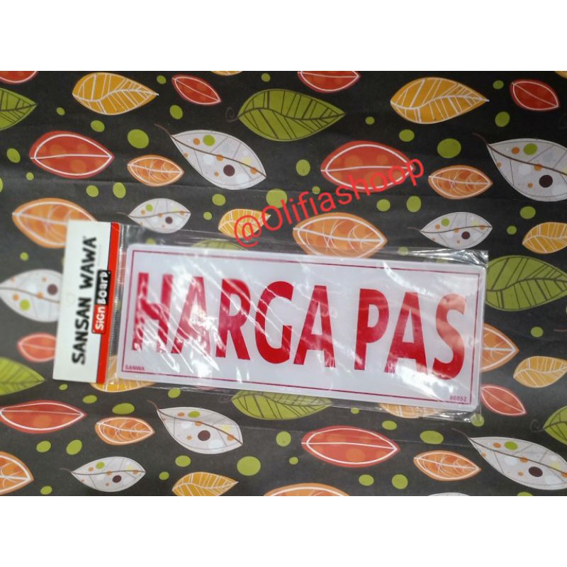 Jual AKRILIK SIGN HARGA PAS | Shopee Indonesia