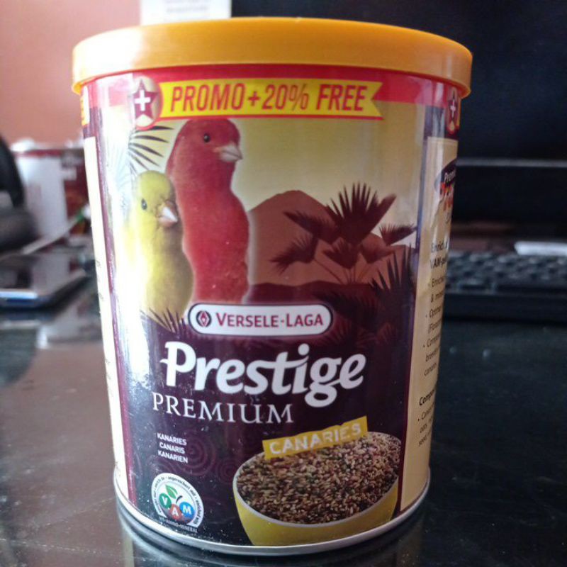Jual pakan kenari prestige canaries kemasan kaleng bagus gacor berkicau ...