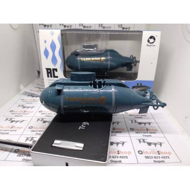 Jual mainan remote controle RC Mini RC Submarine Speed Boat Remote Control kapal selam | Shopee ...