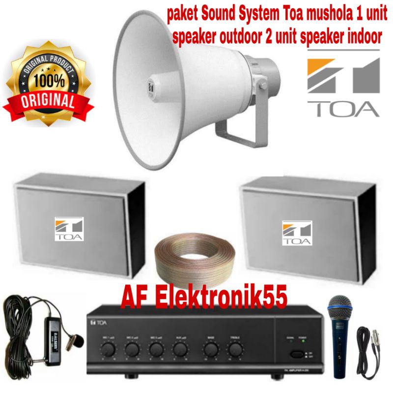 Jual Paket Sound System Toa Original Masjid Atau Musholla | Shopee ...