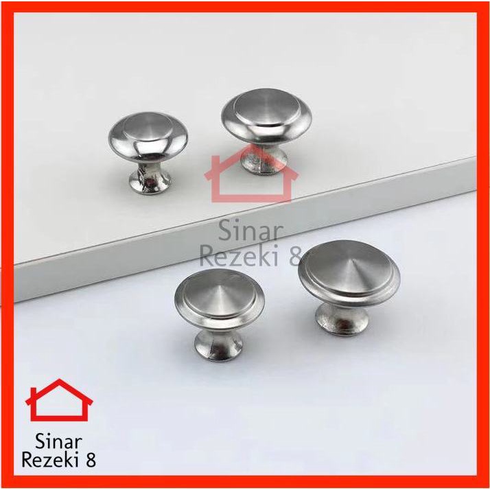Jual Handle 837 SN / Tarikan Laci Lemari Bulat Stainless Silver Lemari ...