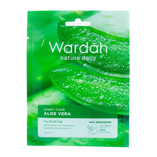 Jual Wardah Nature Daily Sheet Mask Aloe Vera | Shopee Indonesia