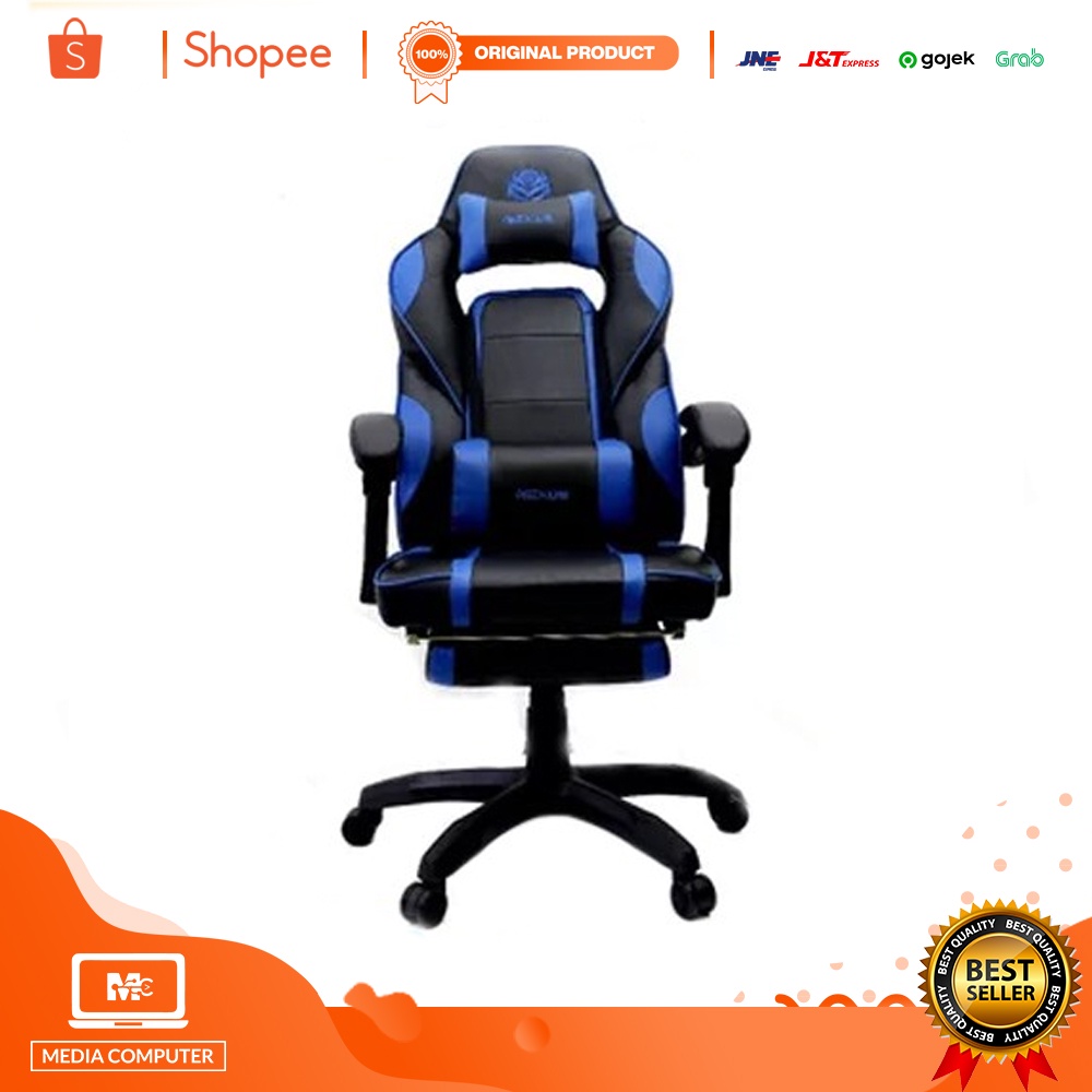 Jual KURSI GAMING REXUS RGC-R60 / R60 Gaming Chair - Biru | Shopee ...