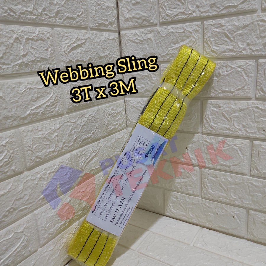 Jual WEBBING SLING BELT 3 TON X 3 METER - WEBING SLING 3 TON 3 METER ...