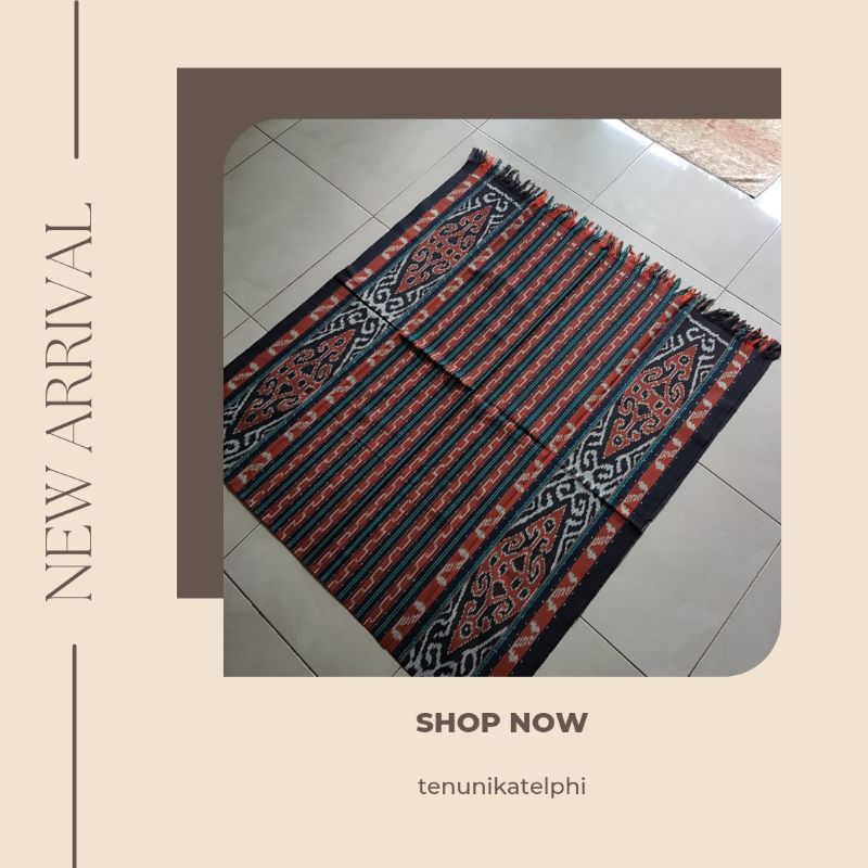 Jual ELPHI Kain Tenun Motif Dayak Tenun Dayak Kalimantan Motif Tameng ...