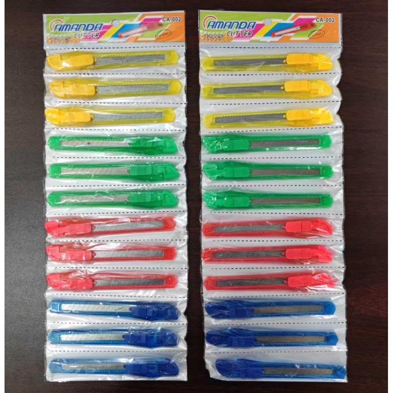 Jual Cutter Kecil MURAH Renteng Isi 12 Pcs | Shopee Indonesia