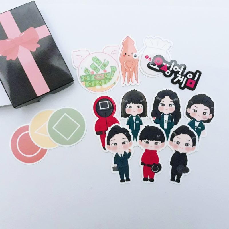 Jual [LAST STOCK] Sticker Permainan ubur ubur Sticker Chibi Set | Die ...