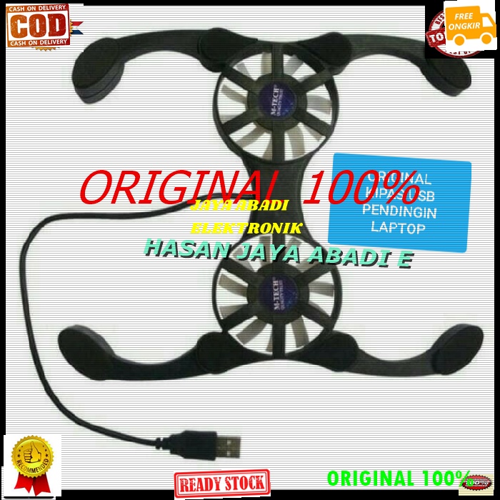 Jual G280 ORIGINAL KIPAS ANGIN LAPTOP COOLING PAD FAN LIPAT KEPITING AC ...