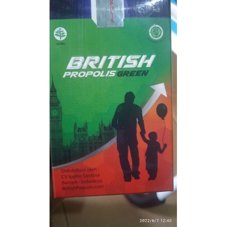 Jual BRITISH PROPOLIS GREEN TERBUAT DARI MADU LEBAH DAN GETAH TUMBUHAN ...