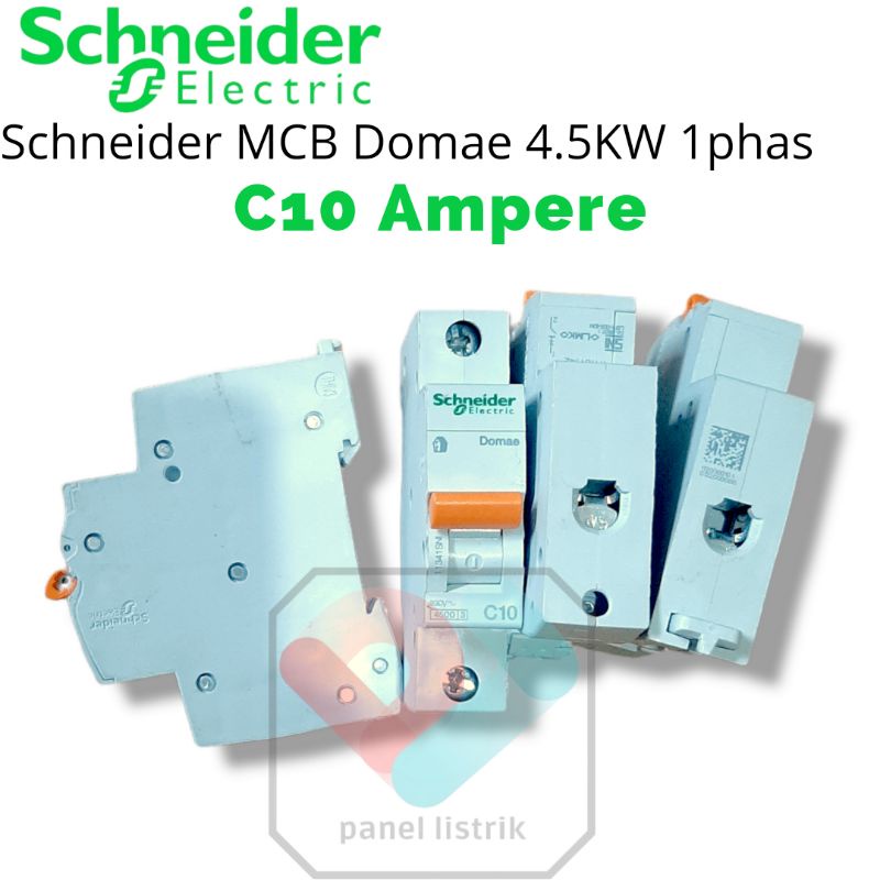 Jual Schneider Domae Mcb 1 Phase 10A / 1Phase 10 a / Sni Ampere Mini Circuit Breaker Listrik ...