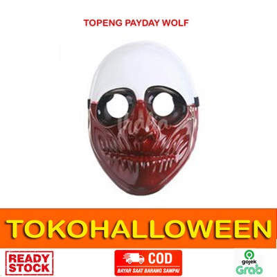 Jual TOPENG WOLF PAYDAY TOPENG URBEX PEOPLE | Shopee Indonesia
