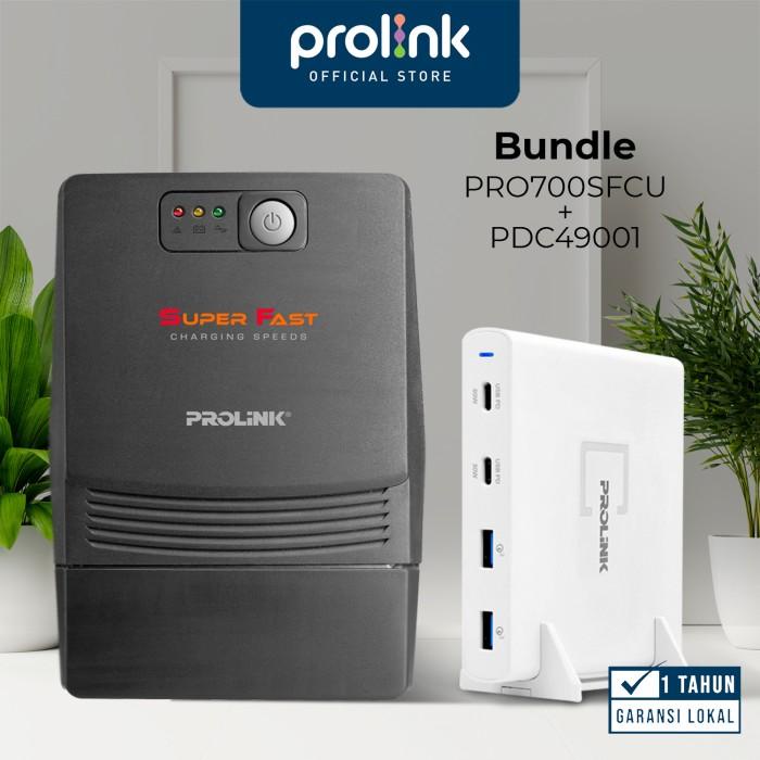 Jual Ups Prolink Pro700Sfcu Super Fast Charging Line Interactive 650Va ...