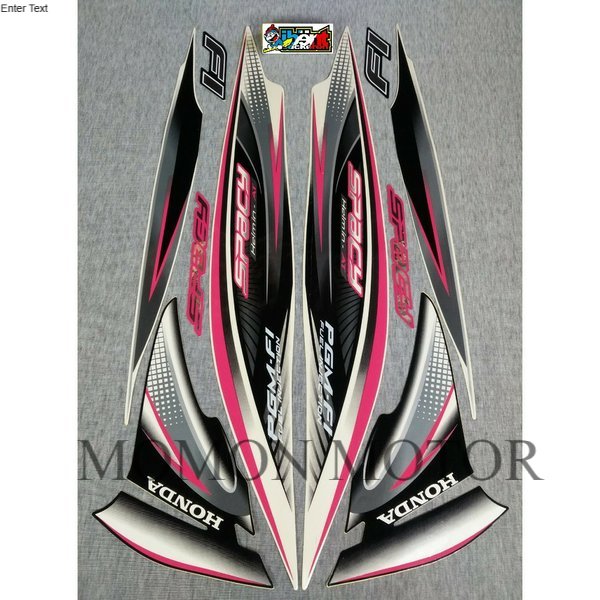 Jual Sticker STIKER SPACY FI HELM IN PUTIH TAHUN 2011 2012 STRIPING LIS ...