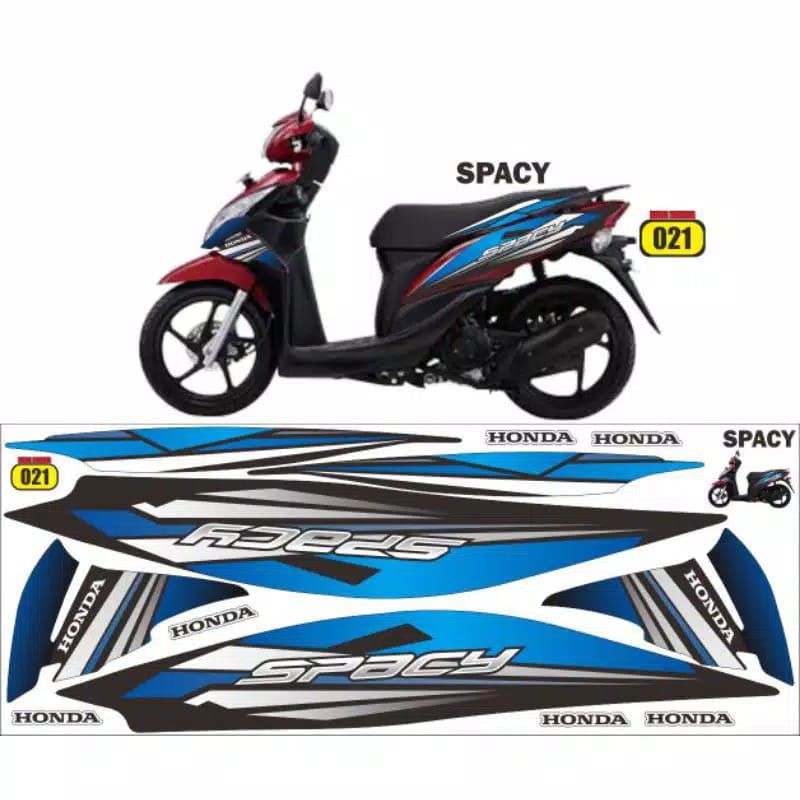 Jual Sticker Stiker Polet Striping Honda Spacy Variasi Thailook ...
