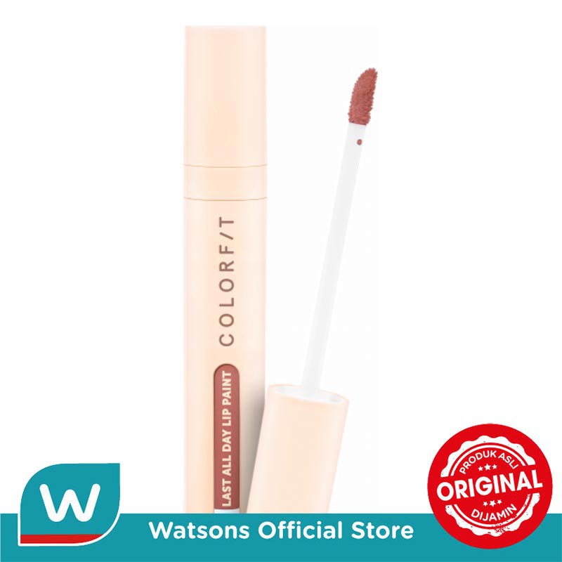 Jual Wardah Colorfit Last All Day Lip Paint 04 Brownderlast | Shopee ...