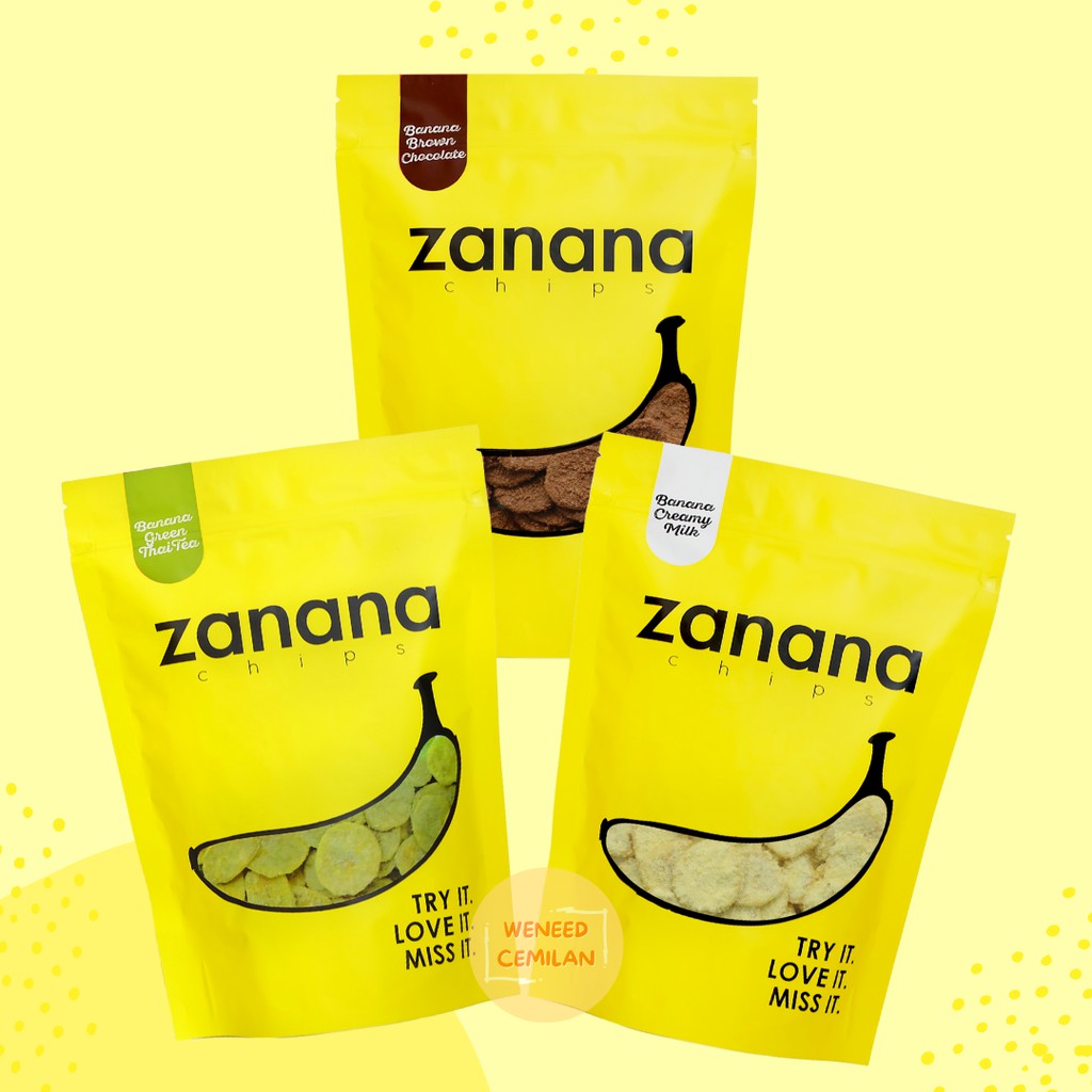 Jual Zanana Chips 80gr Snack Keripik Pisang | Shopee Indonesia