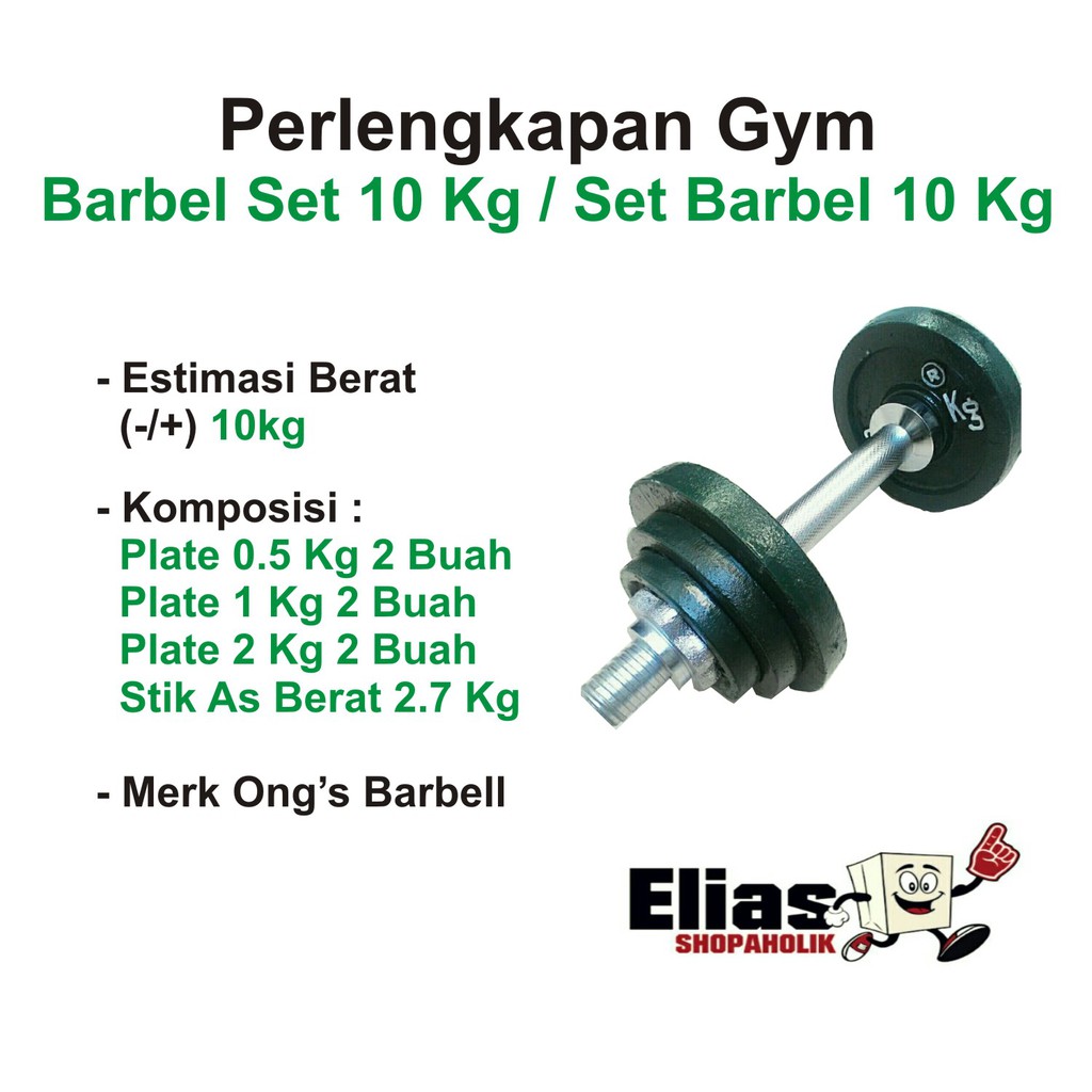Jual Barbel Dambel set 10 kg | Shopee Indonesia