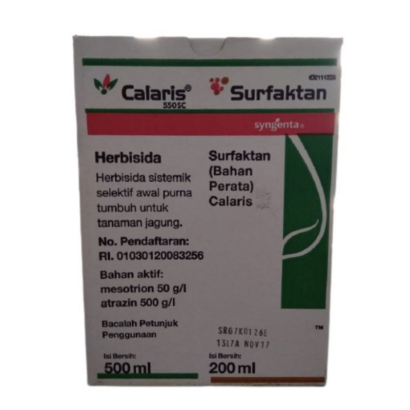 Jual CALARIS 500ML,250ML/HERBISIDA ATAU OBAT RUMPUT DI TANAMAN JAGUNG ...