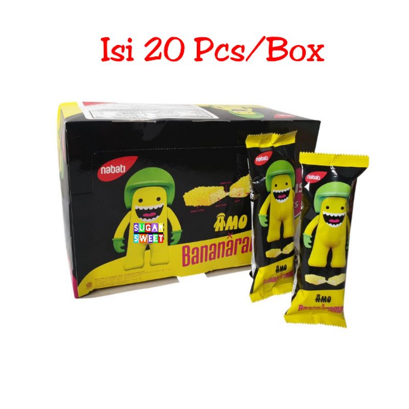 Jual Nabati Amo x Bananarama / Chocorama Box isi 20 Sachet | Shopee ...