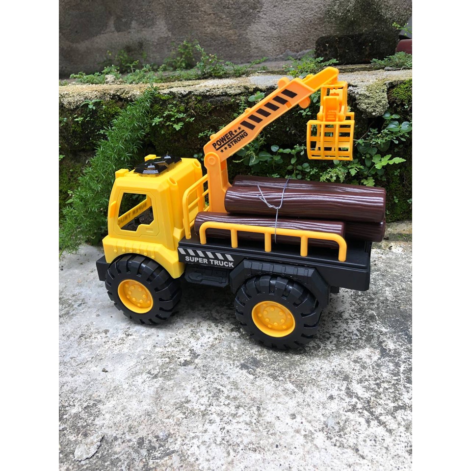Jual TRICTRAC MAINAN TRUCK PENGANGKUT KAYU/TRUCK MUAT KAYU | Shopee ...